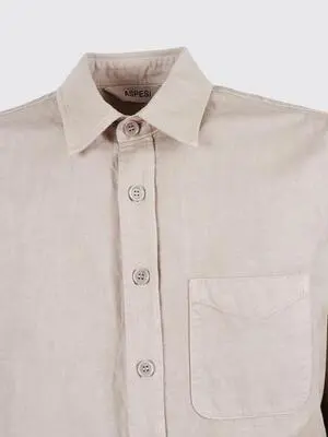 Aspesi Cotton And Linen Blend Shirt - Beige