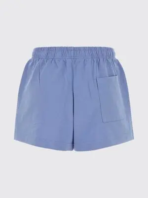 Sporty & Rich Cotton Shorts With Slogan Print