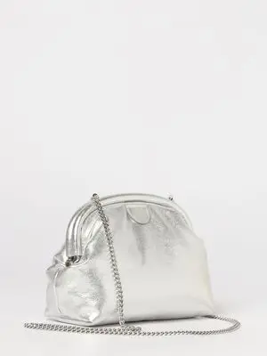 Stella McCartney Laminated Faux Leather Clutch