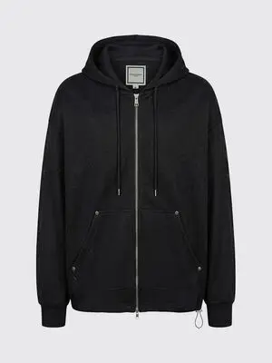 WOOYOUNGMI Textured Full Zip Hoodie
