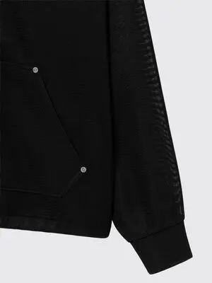 WOOYOUNGMI Textured Full Zip Hoodie