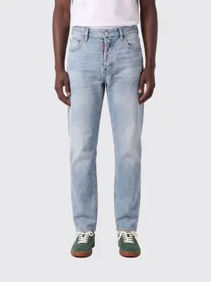 Dsquared2 Slim Fit Cotton Denim Jeans - Blue