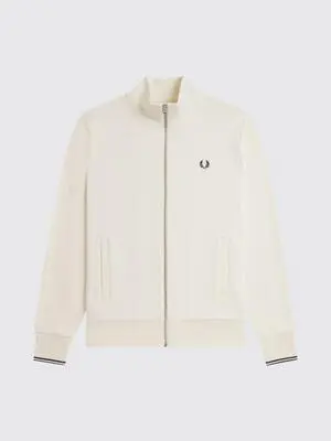 Fred Perry Cotton Zip-up Sweatshirt