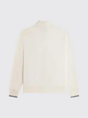 Fred Perry Cotton Zip-up Sweatshirt