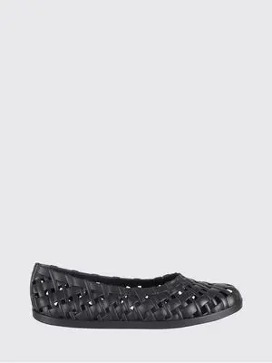 Melissa Possession Woven And Perforated Pvc Flats - Black