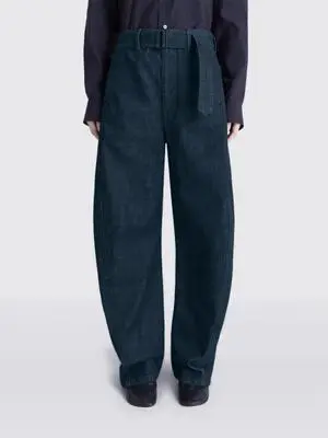 LEMAIRE Baggy Cotton Trousers - Denim