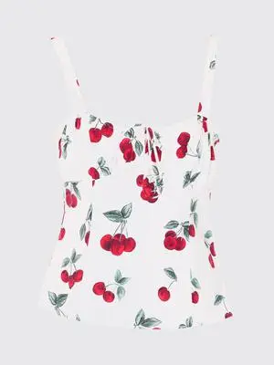 TWINSET Cotton Top With Fruit Print