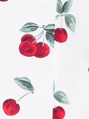 TWINSET Cotton Top With Fruit Print