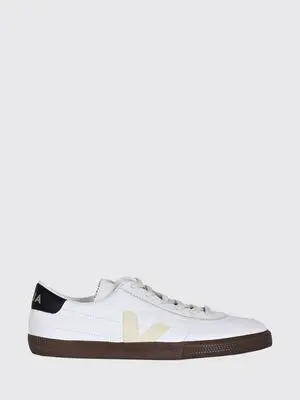 VEJA Panenka Low Top Sneakers In O.t. Leather With Contrast Logo - White