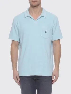 Polo Ralph Lauren Cotton Blend Polo Shirt - Gnawed Blue