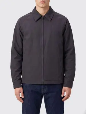 THE ROW Shirt Jacket In Cotton And Cashmere Blend With Zip Closure - Grey
