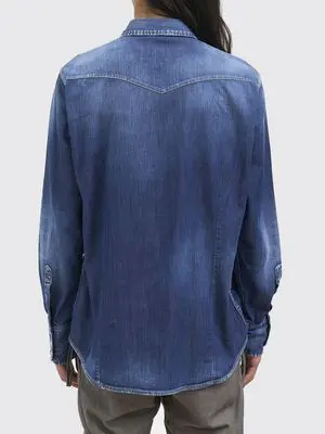 Dsquared2 Stretch Cotton Denim Shirt
