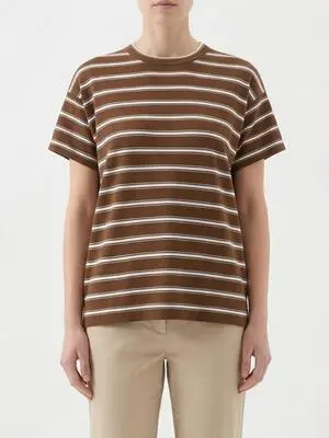 Brunello Cucinelli Striped Virgin Wool And Cashmere Sweater - Cocoa