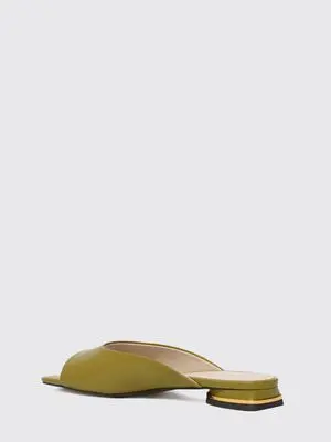 COCCINELLE Leather Mules With Square Toe