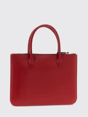 Comme Des Garçons Handles Leather Bag - Red