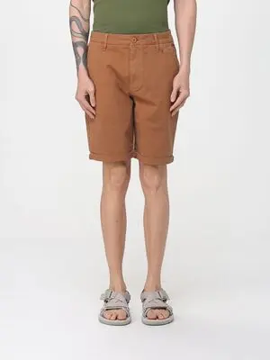 SUN 68 Cotton Shorts - Brown