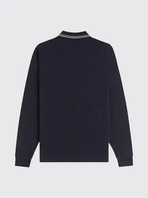 Fred Perry Cotton Polo Shirt With Logo - Navy