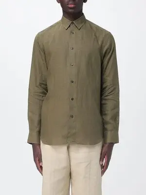 Paul Smith Classic Linen Shirt - Green