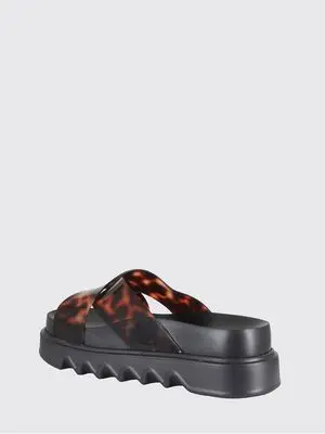Melissa Cozy Cross Platform Ad Tortoiseshell Print Pvc Sandals
