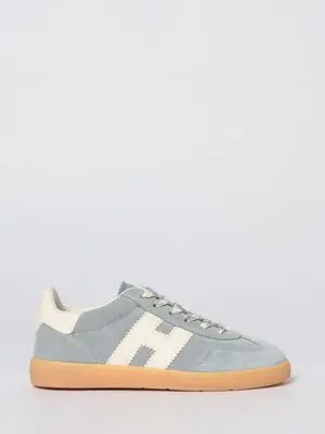 Hogan Embossed Suede Low Top Sneakers - Blue