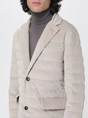 MASON'S Quilted Corduroy Jacket With Notched Lapel