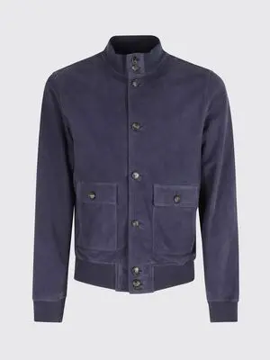 STEWART Suede Bomber Jacket