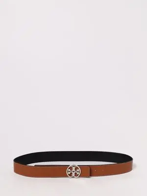 Tory Burch Leather Belt With Logo Buckle