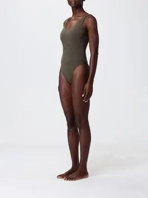 Brunello Cucinelli Technical Fabric One-piece Swimsuit - Green