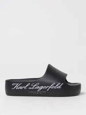 Karl Lagerfeld Platform Sandals - Black