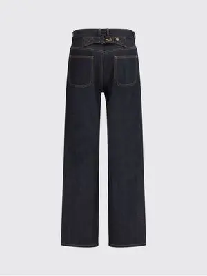 Thom Browne Cotton Denim Wide-leg Jeans