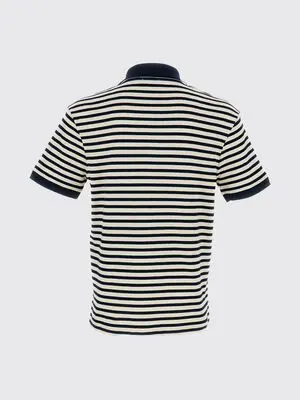 Alexander McQueen Striped Cotton Polo Shirt
