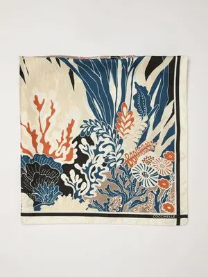 COCCINELLE Printed Silk Foulard Fa01