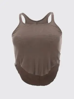 Rick Owens Cotton Cropped Top - Brown