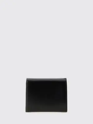 A.p.c. Mini Flap Wallet In Cowhide Leather With A Laminated Logo