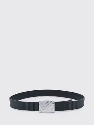Burberry Reversible Check Leather Belt - Black