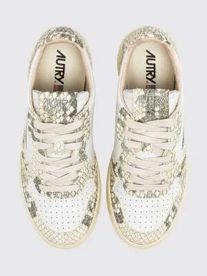 AUTRY Medalist Low Sneakers In Python Print Leather