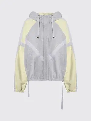 Attico Block Cotton Hooded Bomber Jacket
