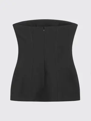 TOTEME Wool And Silk Top - Black