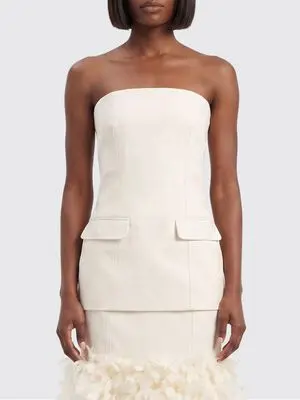 TOTEME Wool And Silk Top - Ecru