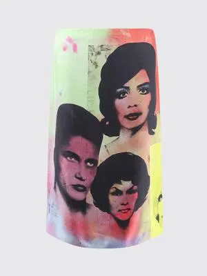 Versace Printed Silk Pencil Skirt