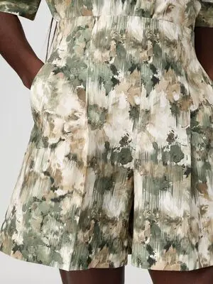 Max Mara Printed Cotton Shorts