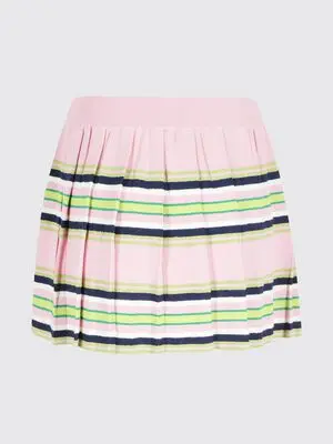 Casablanca Striped Viscose Blend Mini Skirt