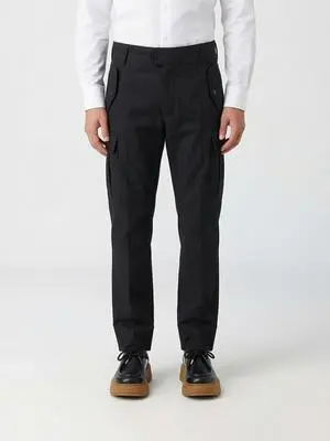 Alexander McQueen Cotton Cargo Trousers - Black