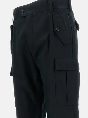 Alexander McQueen Cotton Cargo Trousers