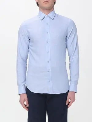 Michael Kors Classic Silk And Linen Shirt - Blue