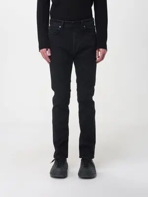 Stone Island Mid-rise Skinny Fit Stretch Cotton Denim Jeans - Black