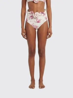 Magda Butrym Floral Print Polyester Bikini Bottoms - Multicolor