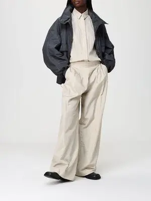 Max Mara Crinkled Taffeta Wide Leg Trousers