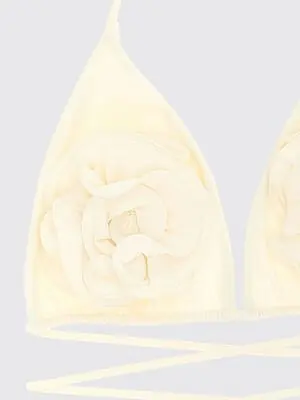 Magda Butrym Bikini Top With Flower Detail