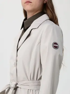COLMAR Double-breasted Stretch Polyester Trench Coat